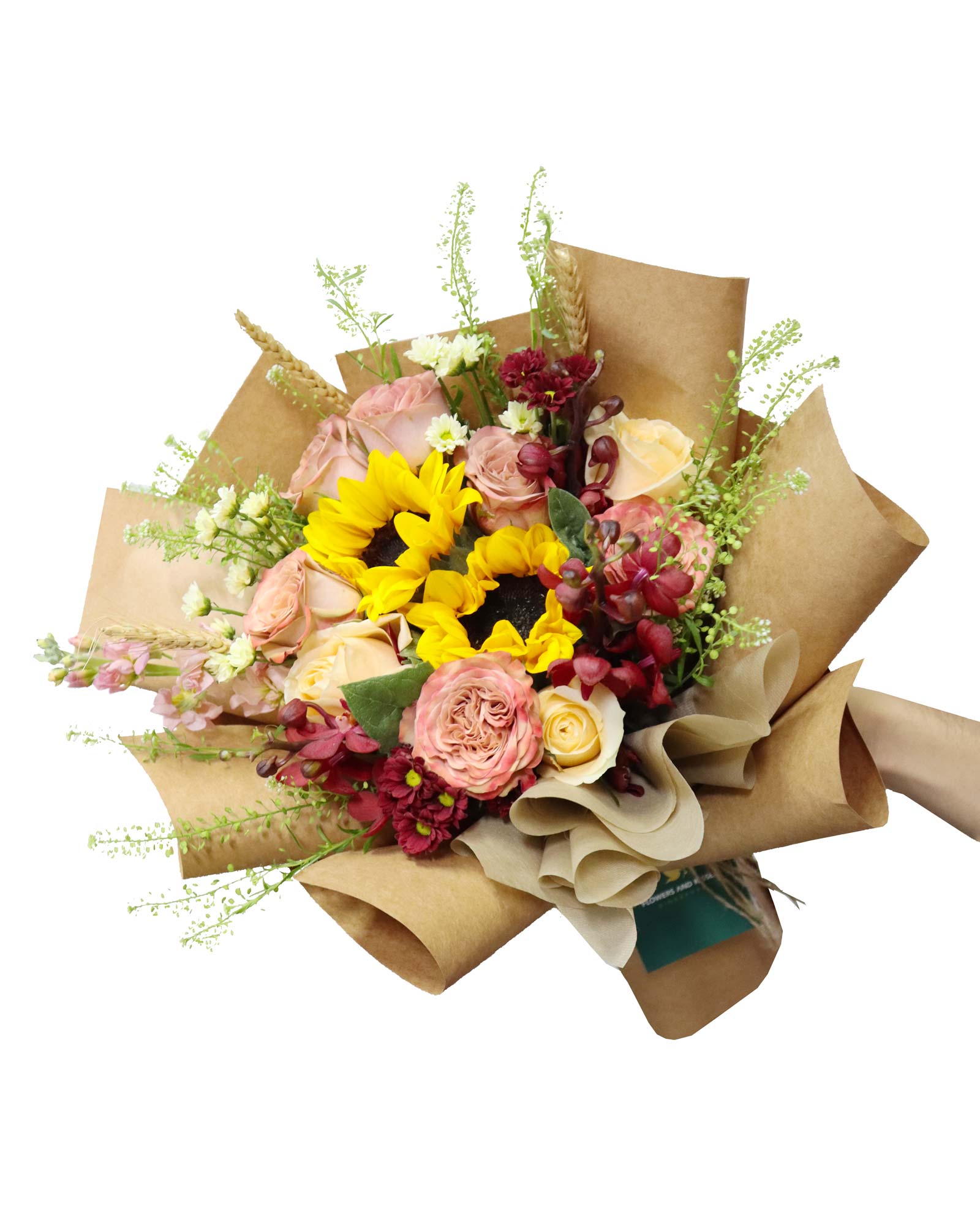Customise Flower Bouquet Singapore - Flowers and Kisses