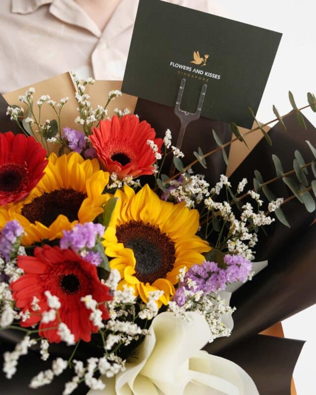 Twin Sunflower | Flowers and Kisses