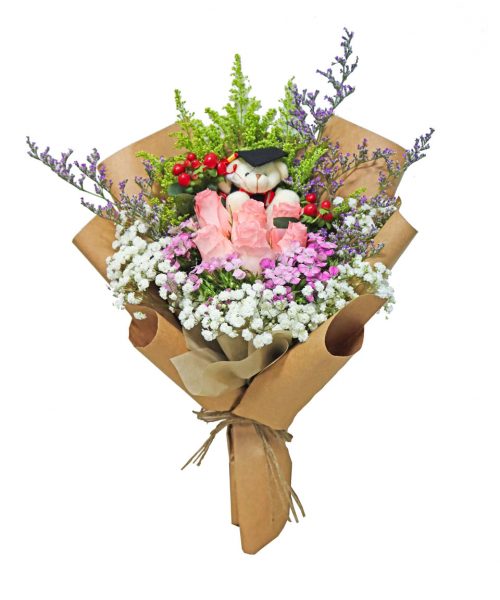 Graduation Sunflower Box | Flowers and Kisses