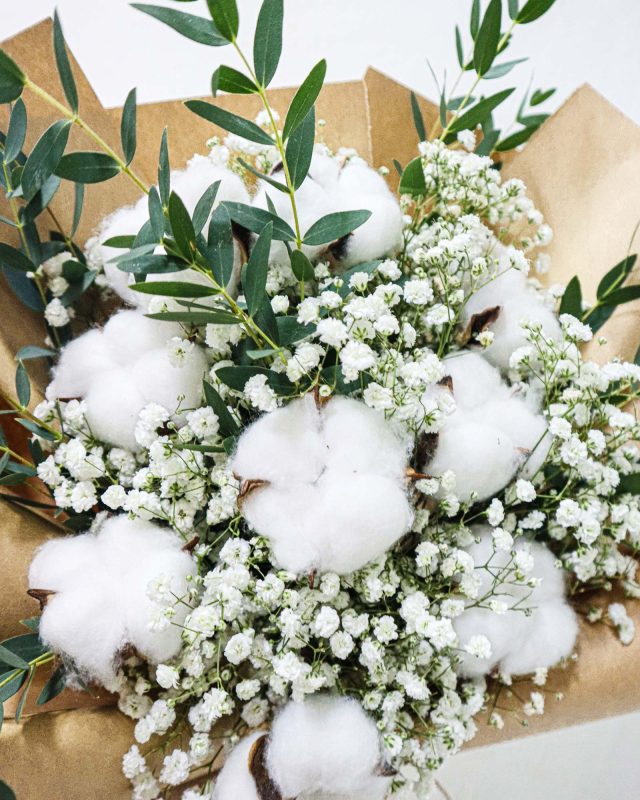 Cotton Flower Bouquet | Online Florist in Singapore