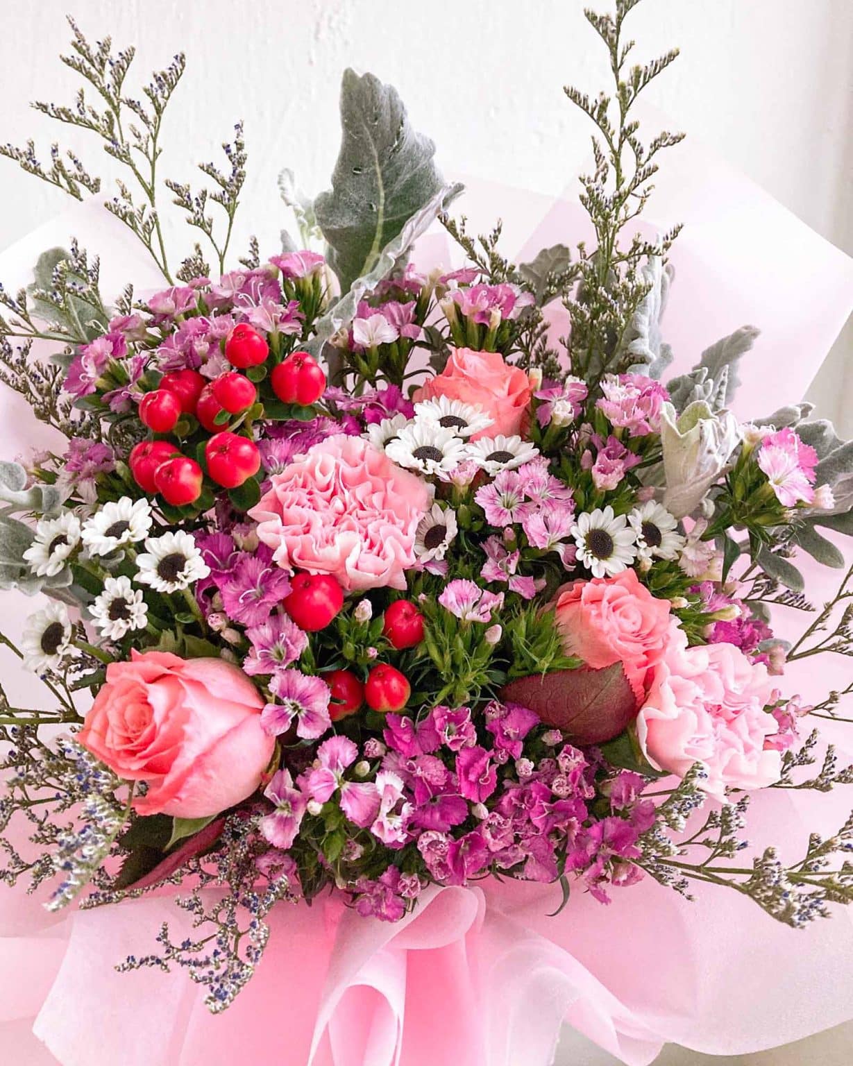 Pink Hue | Flowers and Kisses