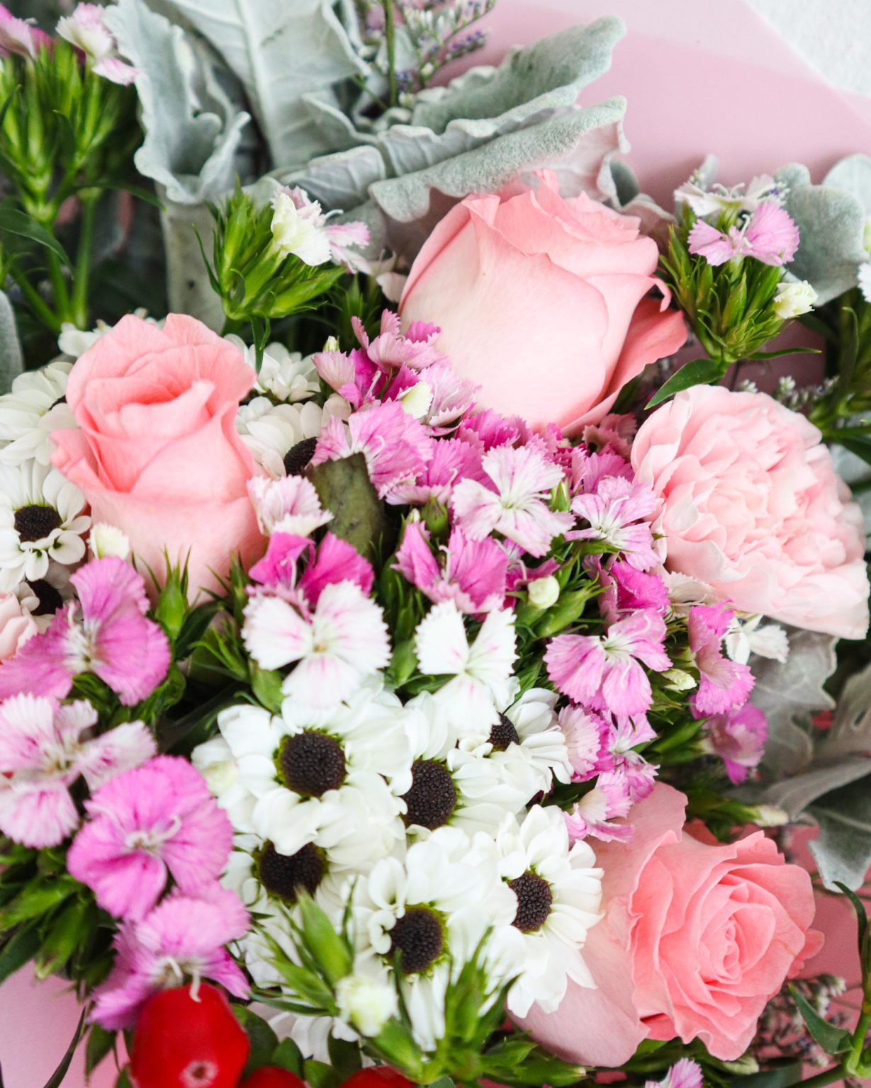 Pink Hue | Flowers and Kisses