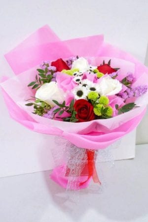Customise Flower Bouquet Singapore - Flowers and Kisses
