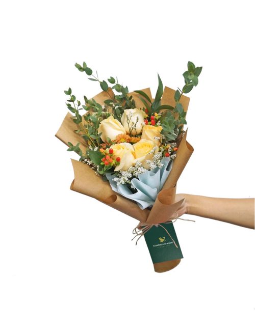 Customise Flower Bouquet Singapore - Flowers and Kisses