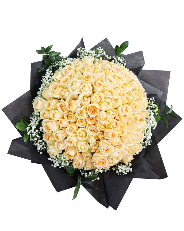 99 Rose Bouquet Singapore | Free Same Day Delivery | Flowers and Kisses
