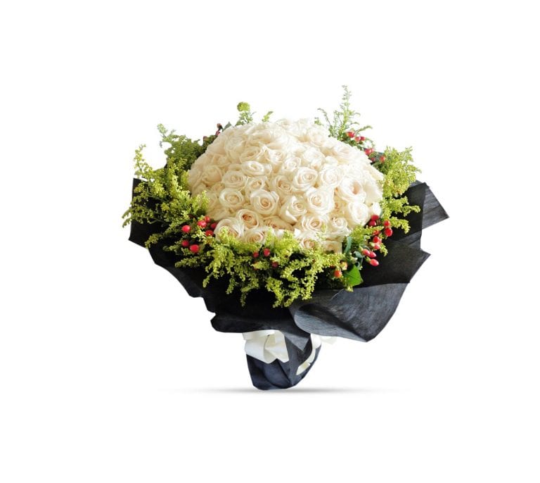 99 Rose Bouquet Singapore | Free Same Day Delivery | Flowers and Kisses