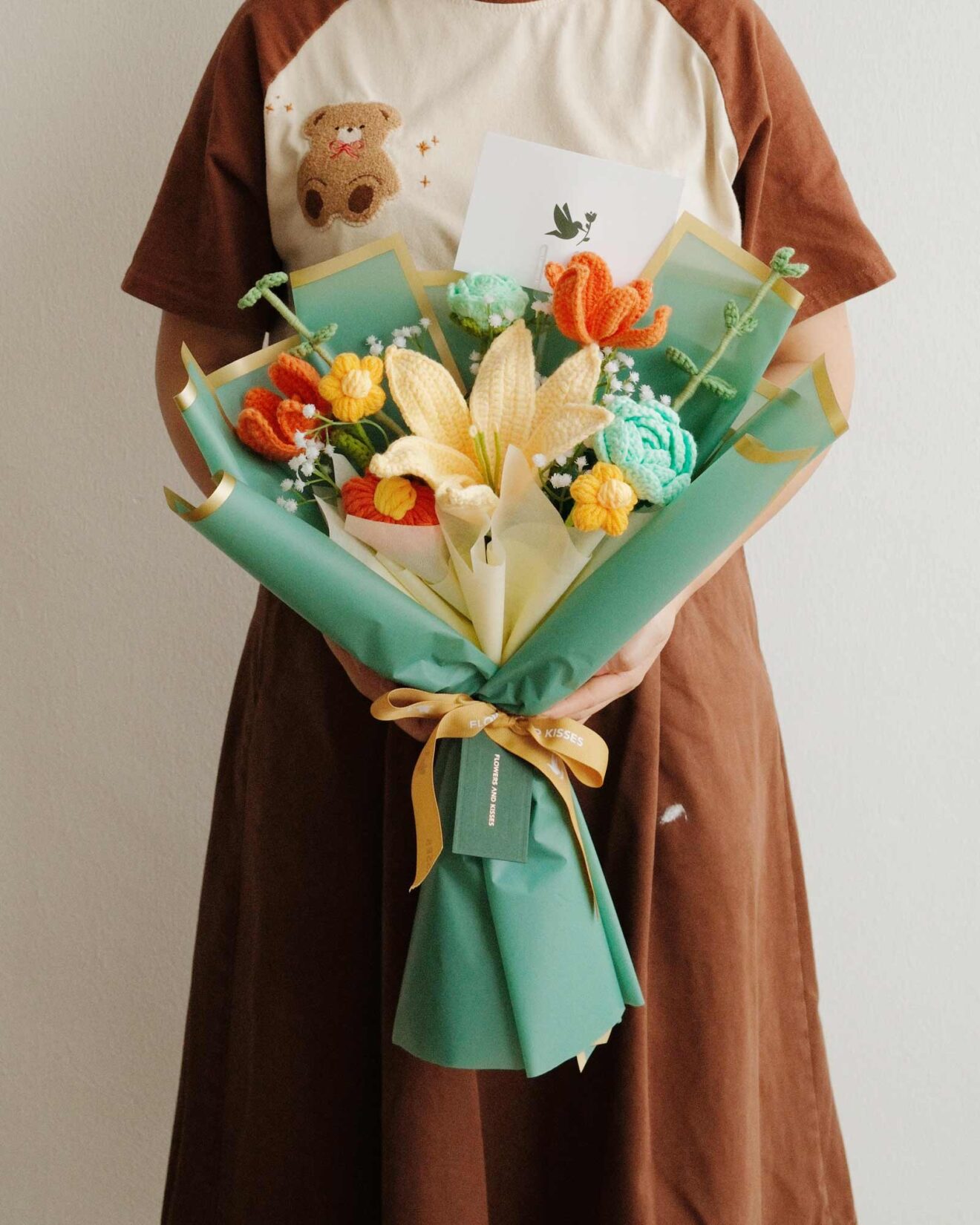 Crochet Flower Bouquets Online Singapore | Flowers & Kisses