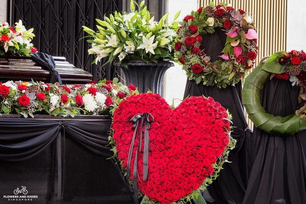Condolence Flowers Singapore | Condolence Wreath Messages