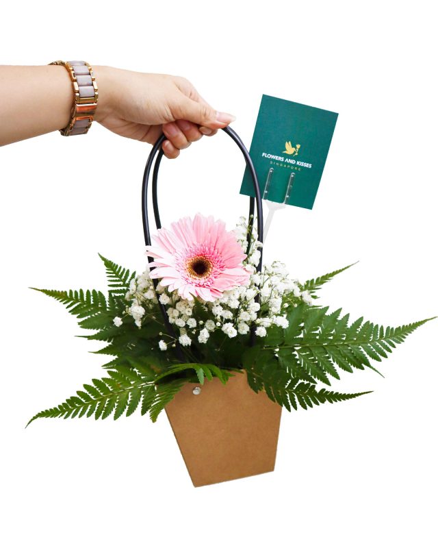 Flower Pouch | Online Florist Singapore | Flowers and Kisses