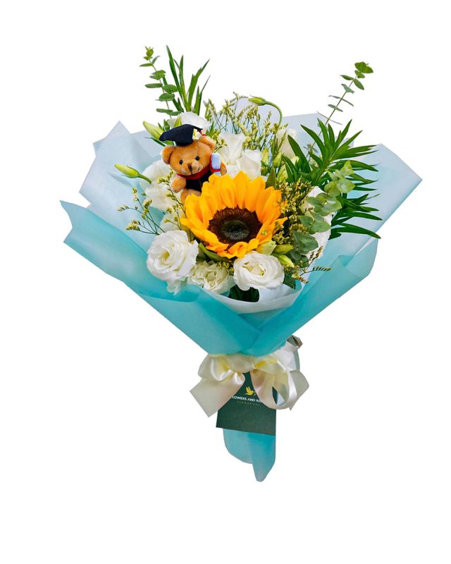 Sunflower Bouquet in Singapore | Flowers and Kisses