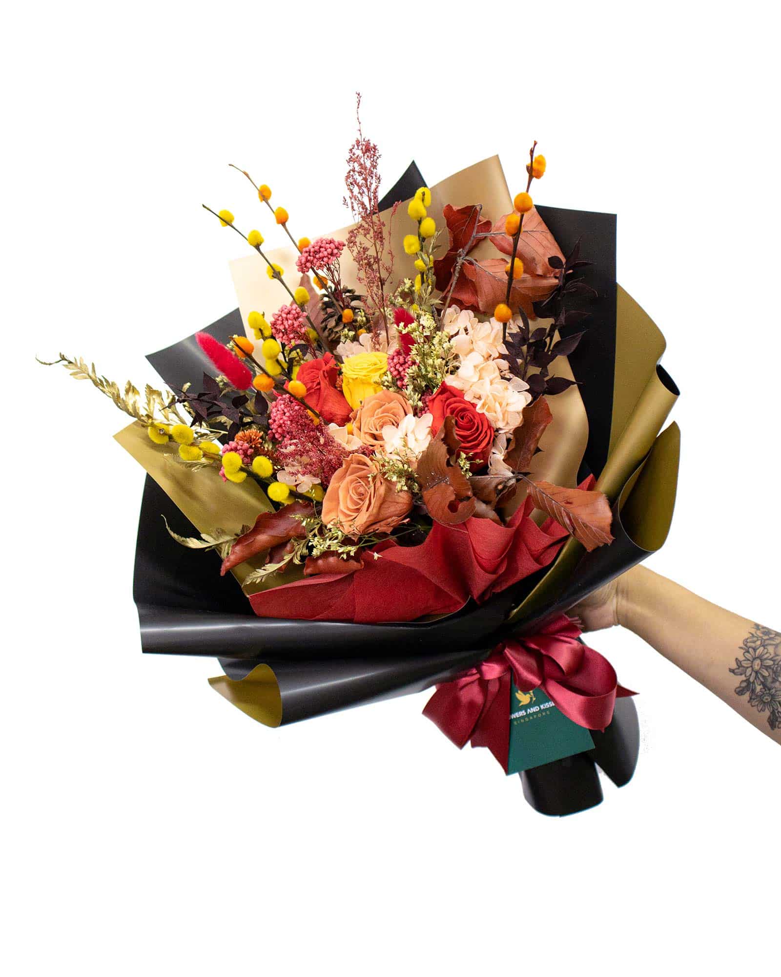 Vermillion | Flowers and Kisses