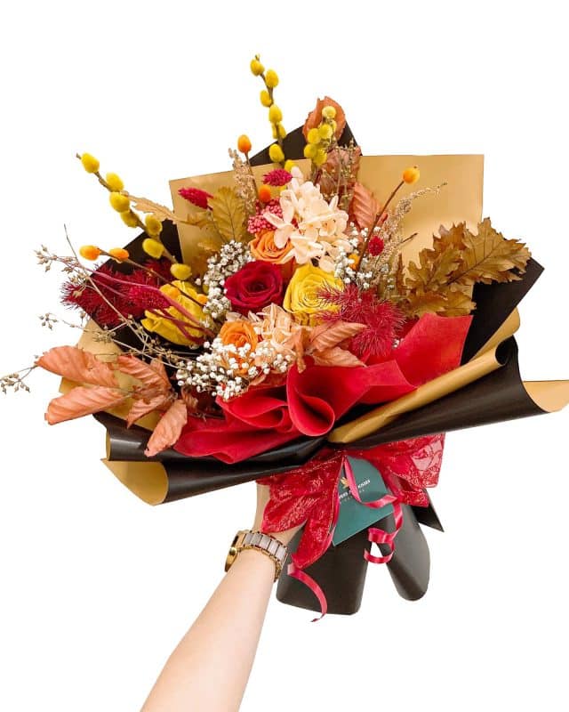 Vermillion (Dried & Preserved flowers) | Flowers and Kisses