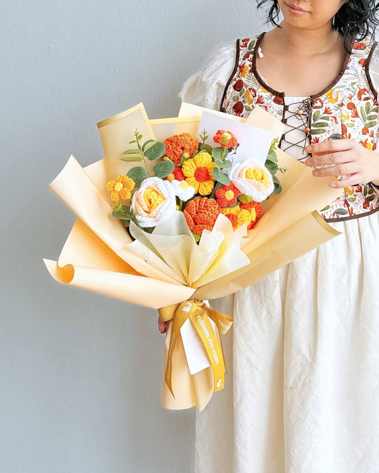 Crochet Flower Bouquets Online Singapore | Flowers & Kisses