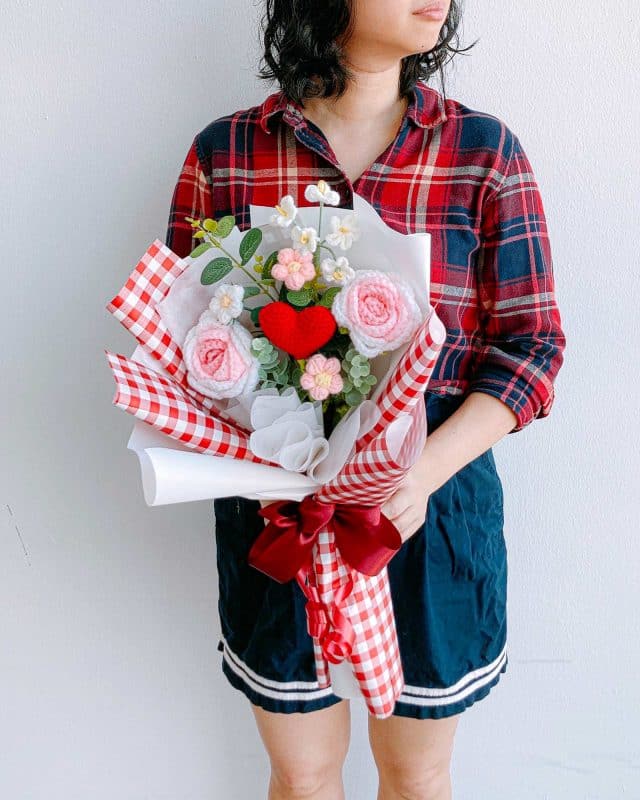 Crochet Flower Bouquets Online Singapore | Flowers & Kisses