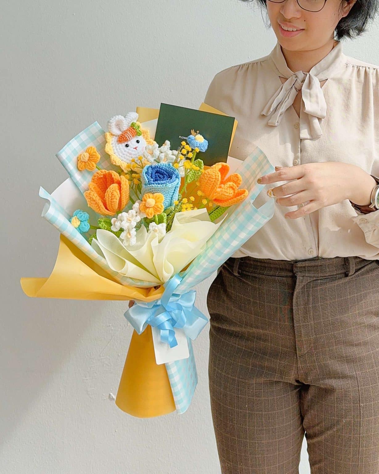 Crochet Flower Bouquets Online Singapore | Flowers & Kisses