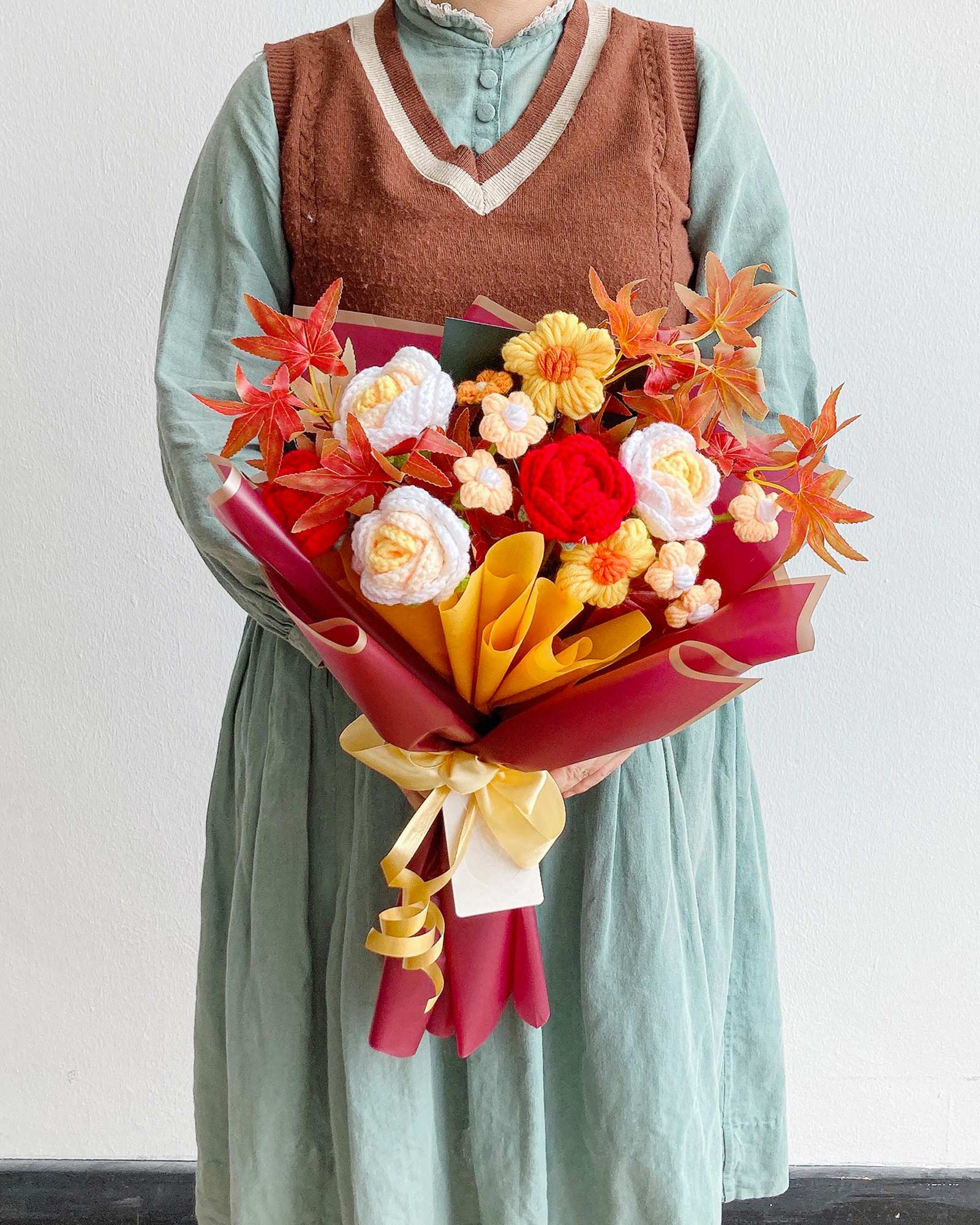Crochet Flower Bouquets Online Singapore | Flowers & Kisses