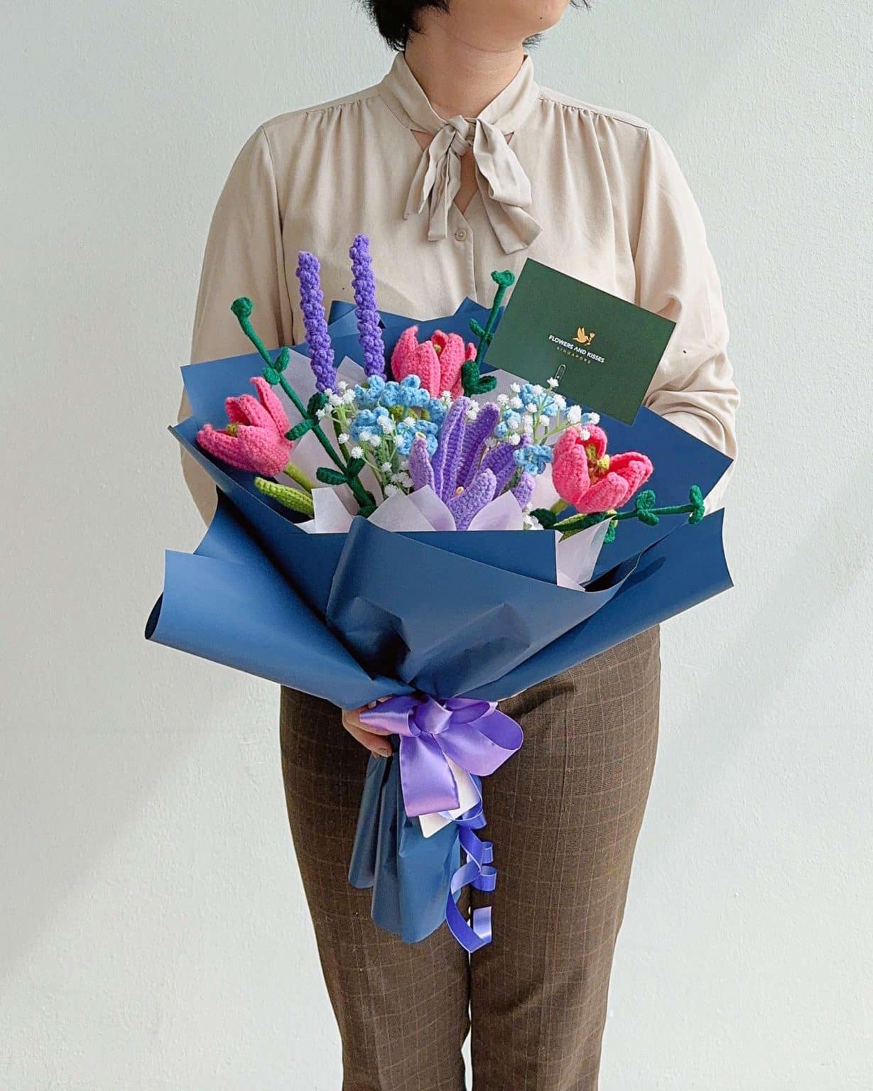 Crochet Flower Bouquets Online Singapore | Flowers & Kisses