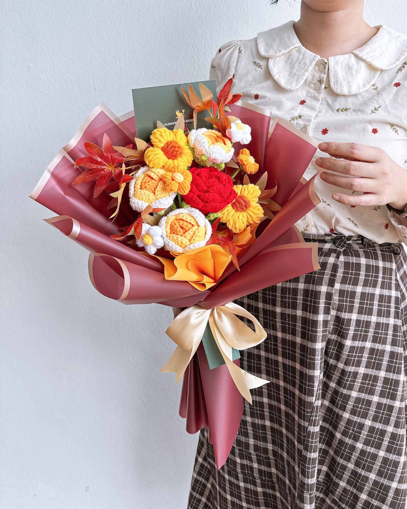 Crochet Flower Bouquets Online Singapore | Flowers & Kisses