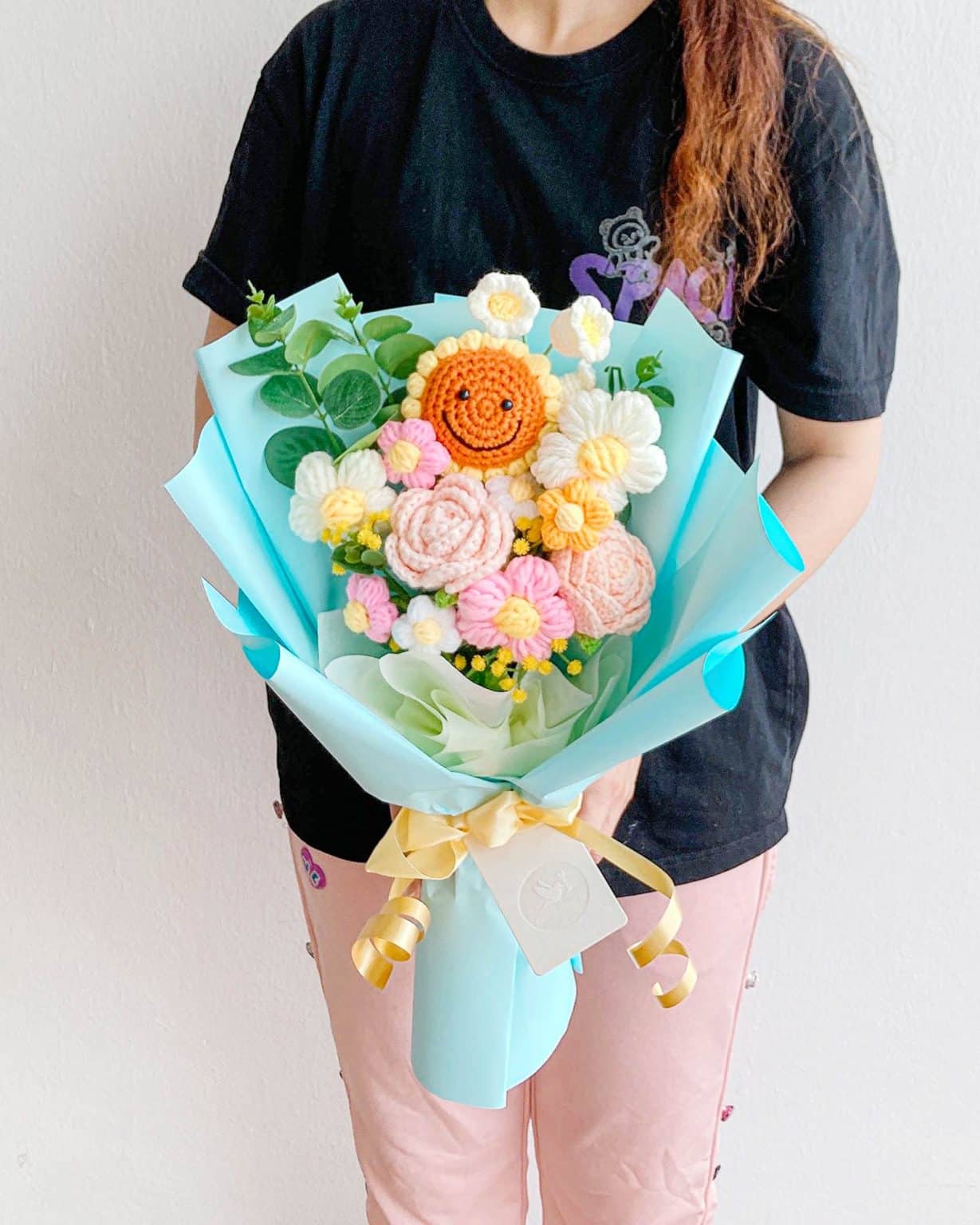 Crochet Flower Bouquets Online Singapore | Flowers & Kisses